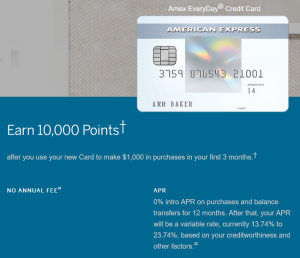 American Express EveryDay Card Review: 25,000 Bonus Points