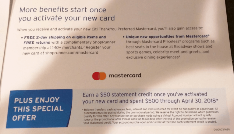 Citi Forward Cardholders Product Change Updates