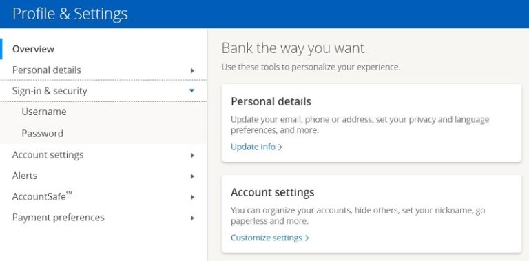 How to Update Your Chase Password