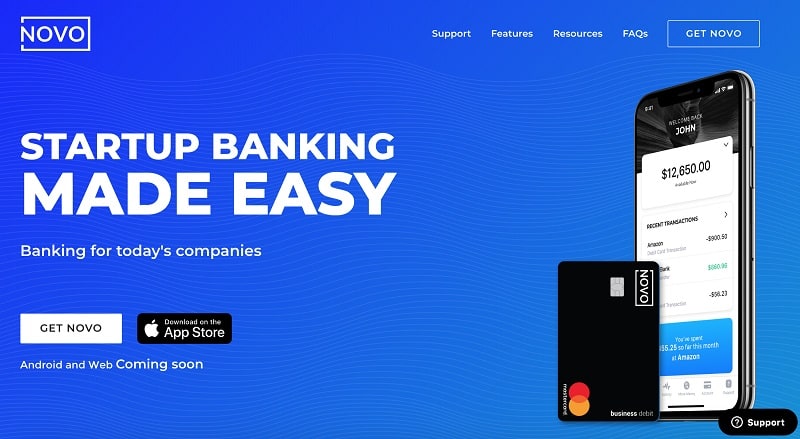 Novo Business Banking Banking for Today’s Entrepreneurs