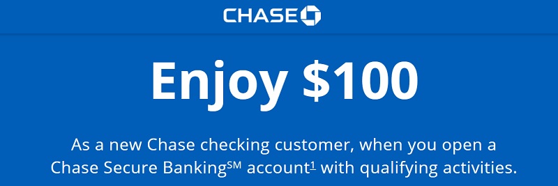 Chase Secure Banking $100 Bonus (Nationwide)