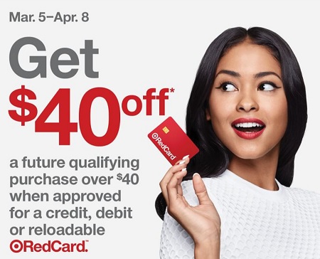 Target REDcard Review: 5% Cash Back + $40 Off $40 Purchase Coupon ...