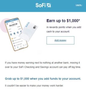 SoFi Bonuses: $10, $25, $100, $275, $300, $1,000, $5,000 Offers For ...