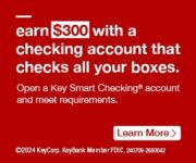 KeyBank Bonuses: $300 Checking Promotion (Many States)